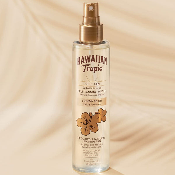 Hawaiian Tropic Self Tanning Water Light/Medium 190ml – HWS Beauty