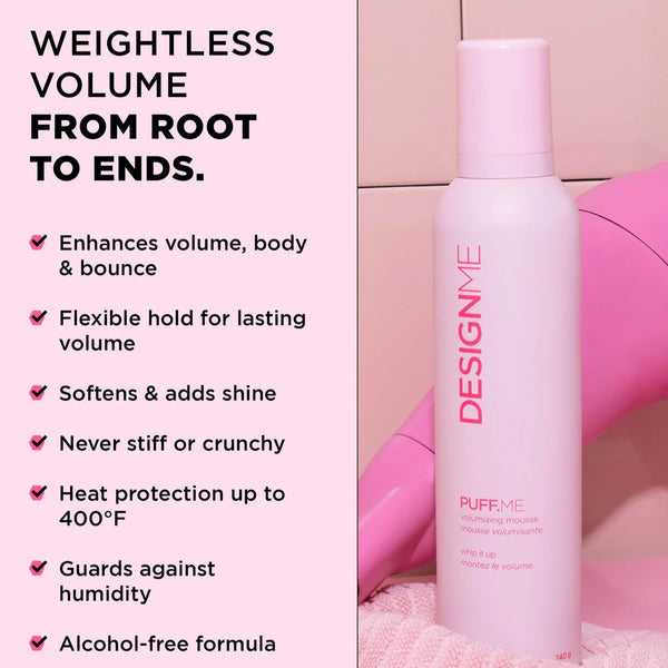 DESIGNME Puff.Me Volumizing Mousse 58ml – HWS Beauty