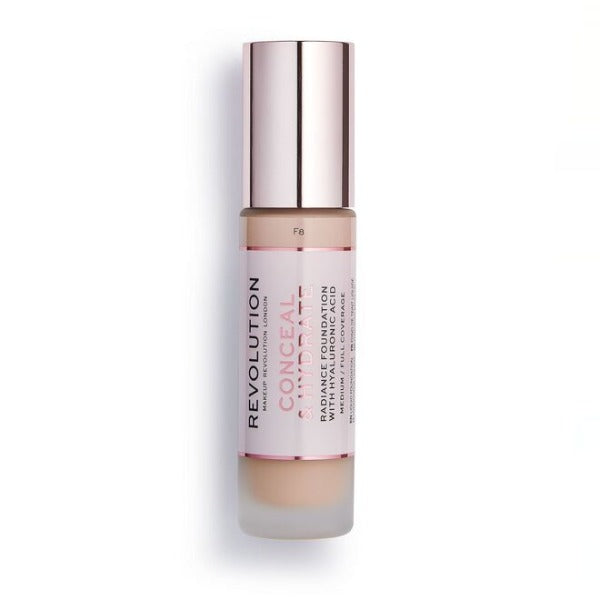 Makeup Revolution Conceal & Hydrate Foundation F8 23ml – HWS Beauty