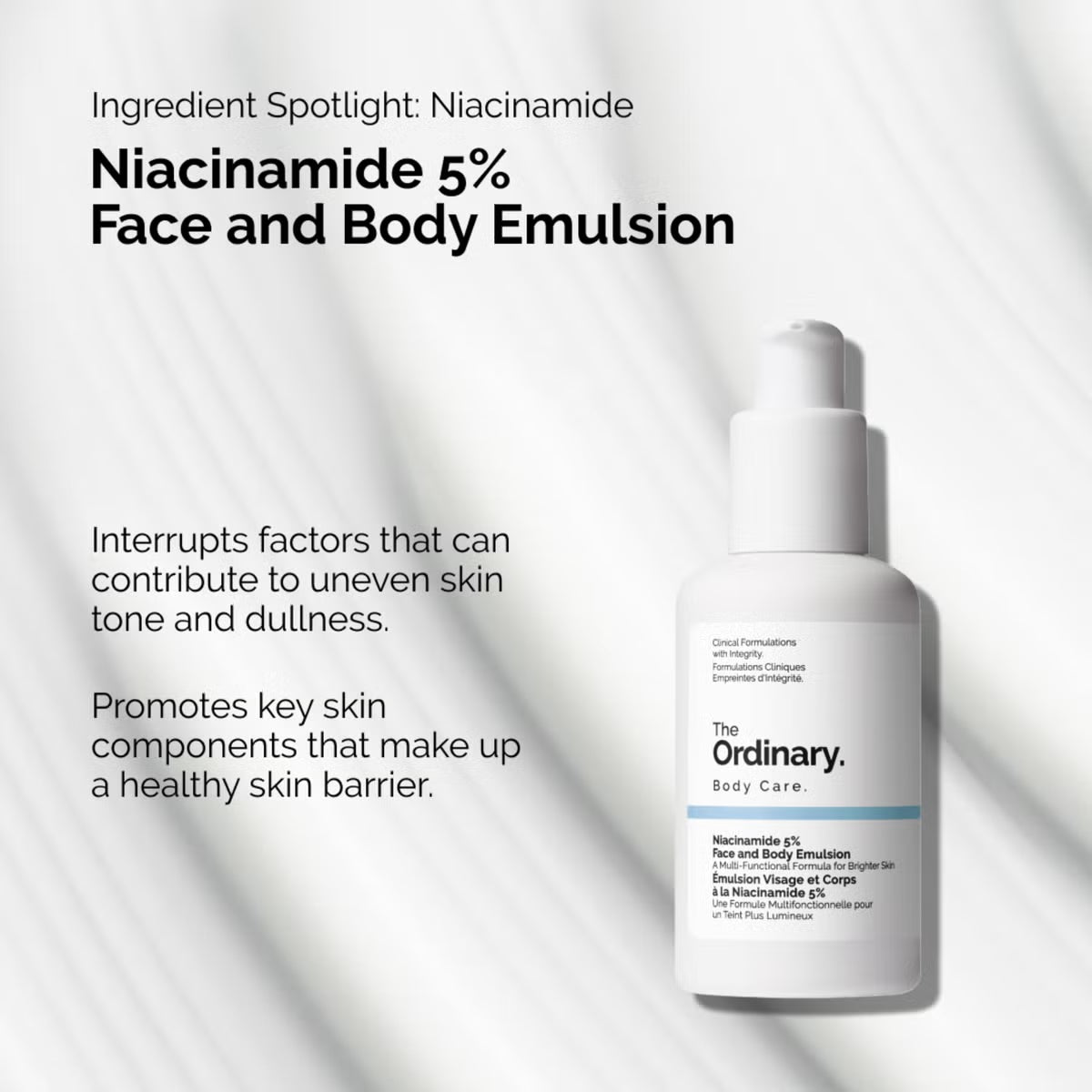 The Ordinary Niacinamide 5% Face And Body Emulsion 100ml – HWS Beauty