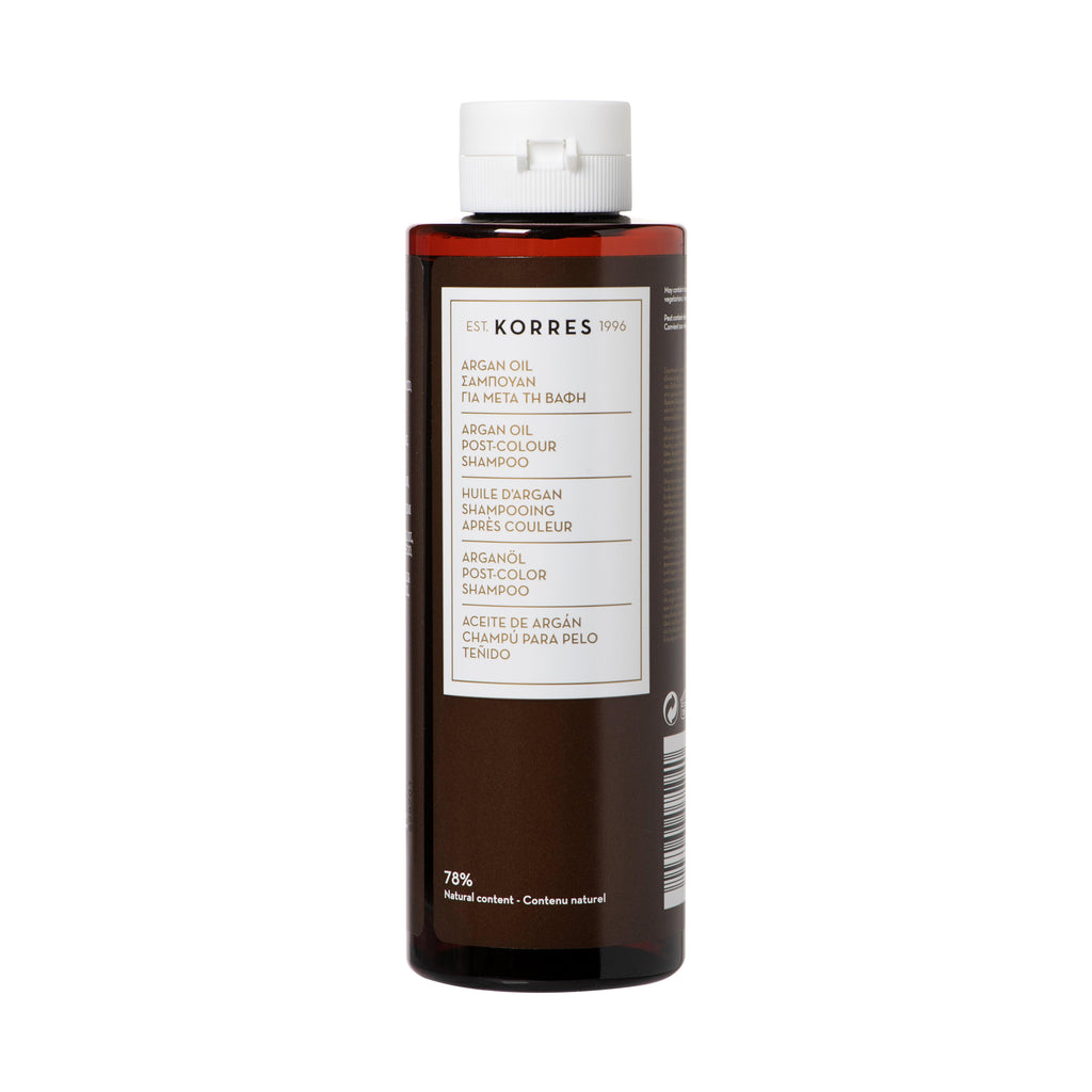 KORRES Argan Oil Post Colour Shampoo 250ml – HWS Beauty